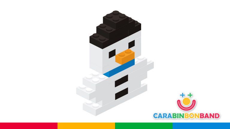 LEGO Tutorial: snowman – CARA BIN BON BAND