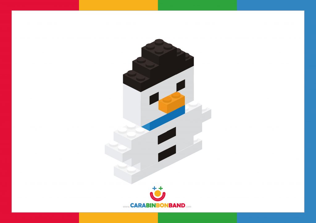 LEGO Tutorial: snowman – CARA BIN BON BAND