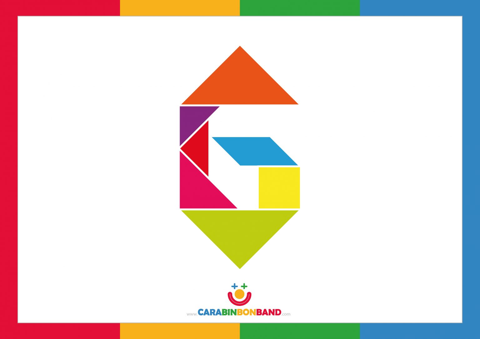 Children´s picture: Tangram number six – CARA BIN BON BAND