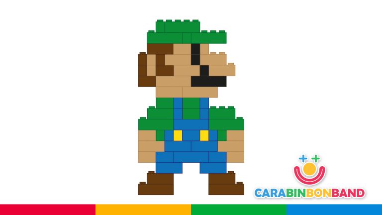 LEGO Tutorial: how to make Mario Bros – CARA BIN BON BAND