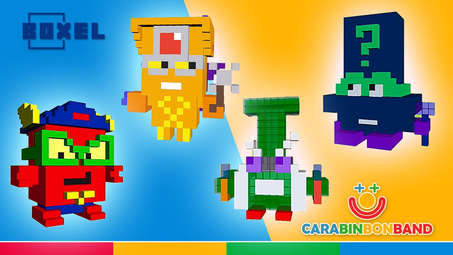 BOXEL – 3D FOR KIDS – KID FURY DE SUPERTHINGS – CARA BIN BON BAND