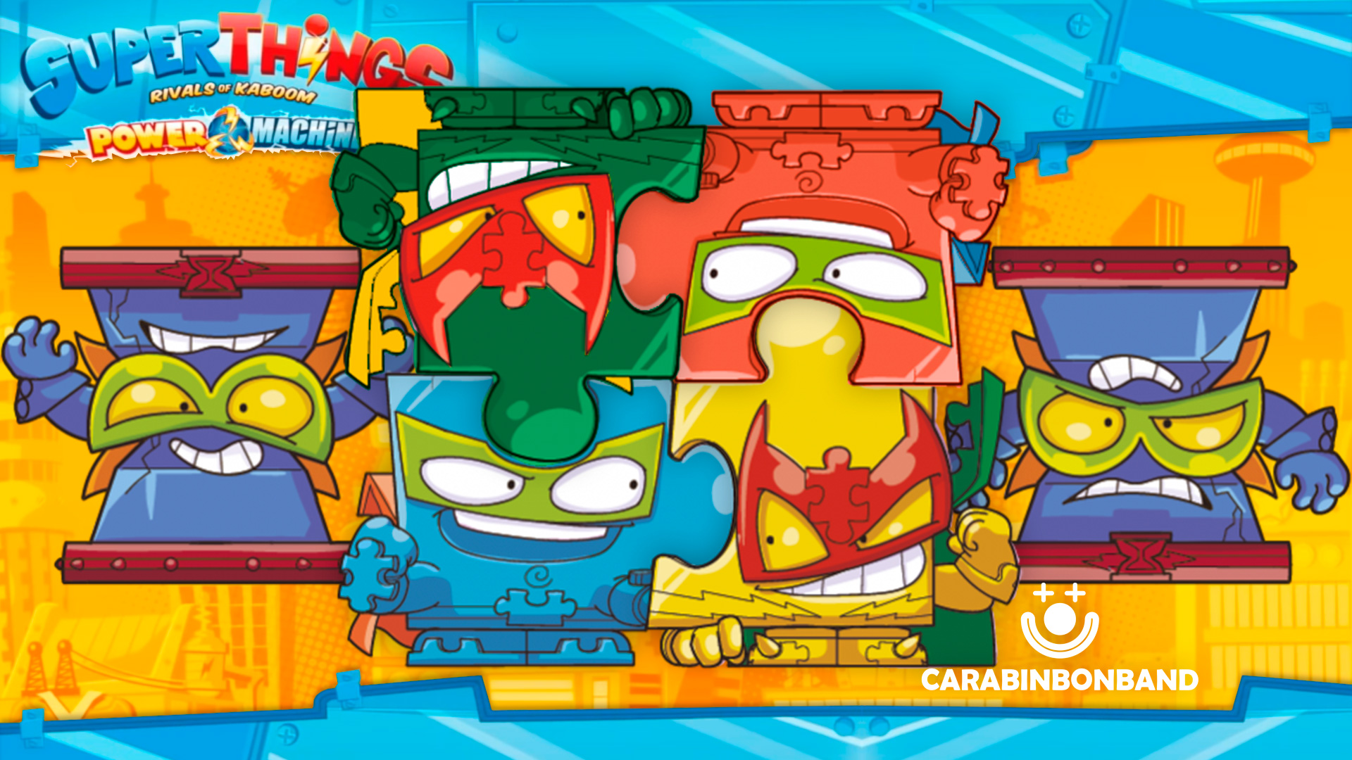 SUPERTHINGS SERIES 7 POWER MACHINES – ALL CHARACTERS – CARA BIN BON BAND