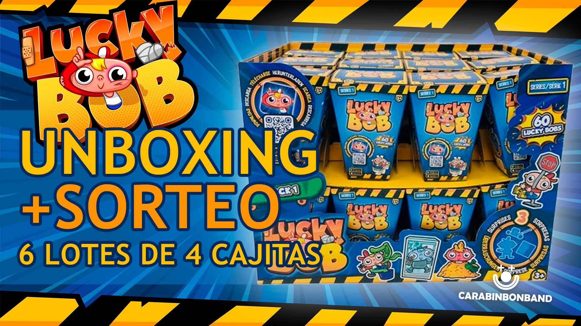 LUCKY BOB UNBOXING AND SWEEPSTAKES – PACK OF DOUBLE BOXES SERIES 1 ...