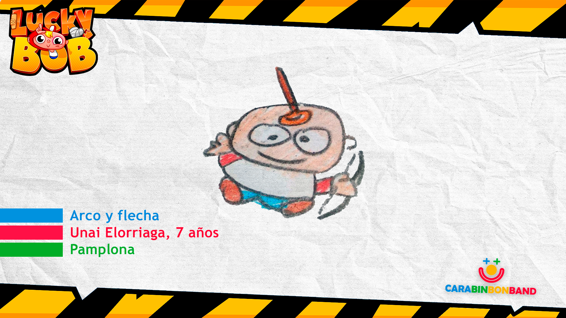 LUCKY BOB SERIES 2 DIBUJOS INVENTADOS POR LOS NIÑOS – CARA BIN BON BAND