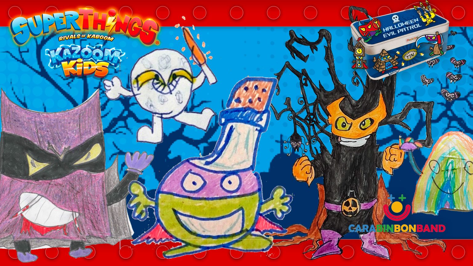 SUPERZINGS CHOCO BATTLE – SUPERTHINGS CHOCOLATE EGGS – CARA BIN BON BAND