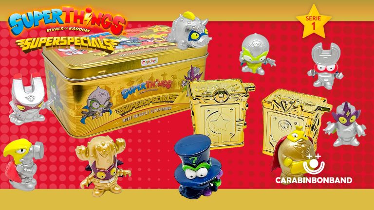 SUPERTHINGS SERIE 10 Rescue Force – primeros personajes, comic guía y ...