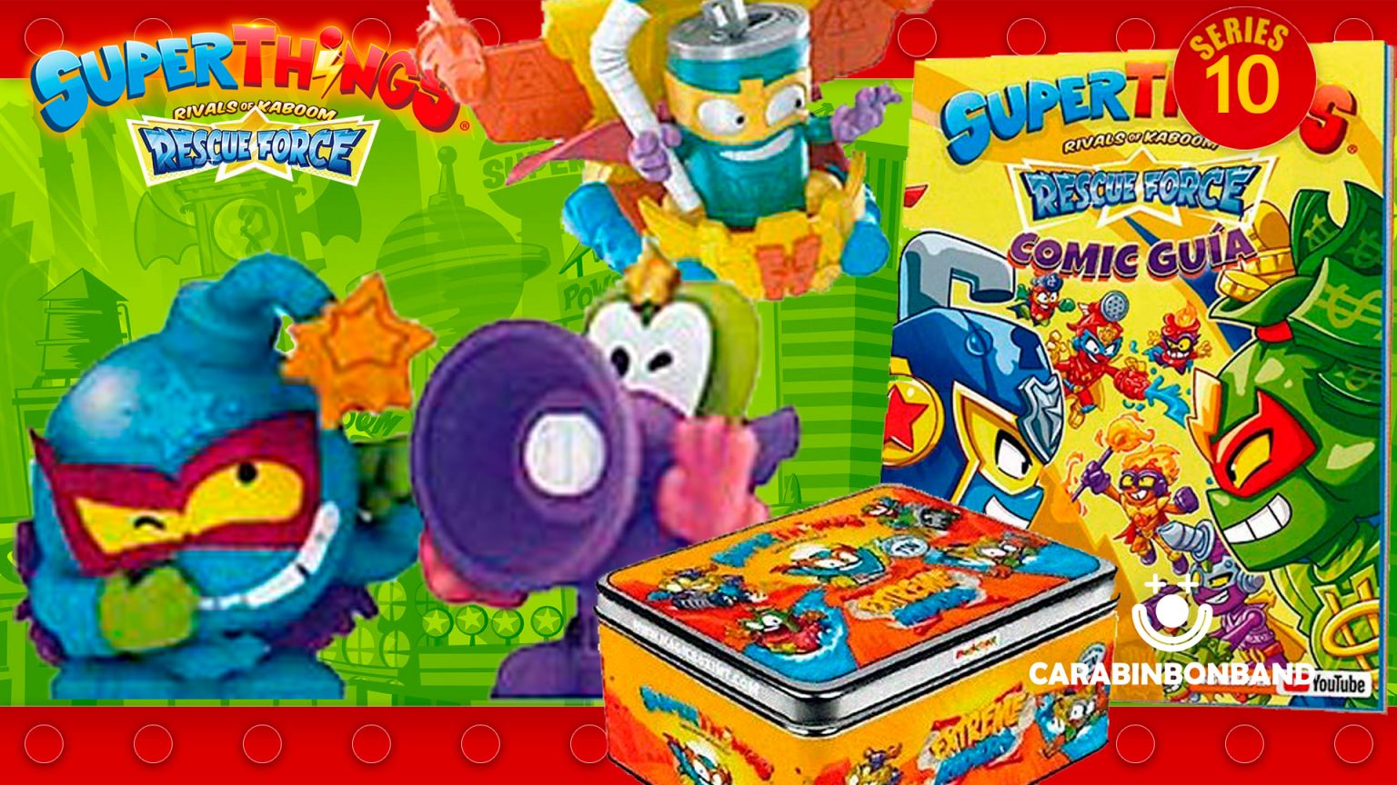 SUPERTHINGS Serie 9 – superbots, kazoom kids y cómic guía – CARA BIN ...