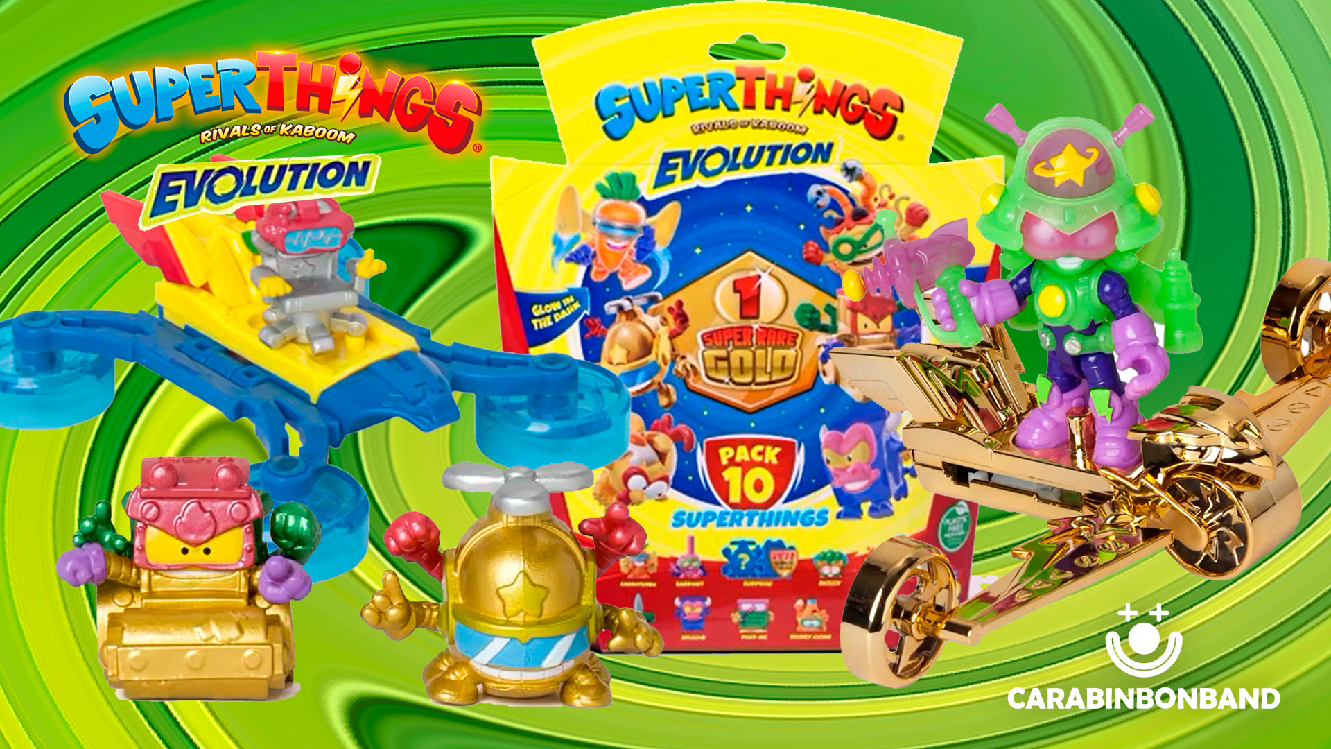 Sammelfiguren Blindpack Super Things Serie 4 – Dose Gold Tin ...